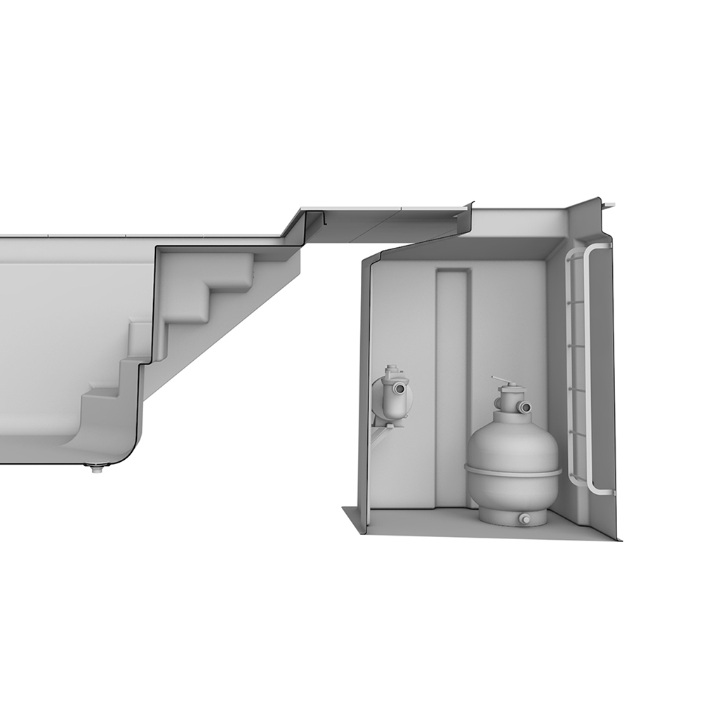 Pool-Technikschacht « Frings Garten GmbH - Poolbau | Pool, Poolplanung, Poolpflege, Leidenfrost ...